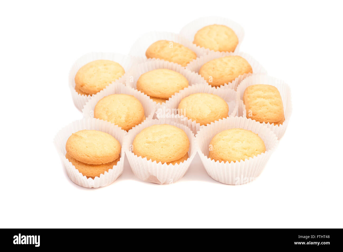 Cookies isolated on white background Stock Photo - Alamy