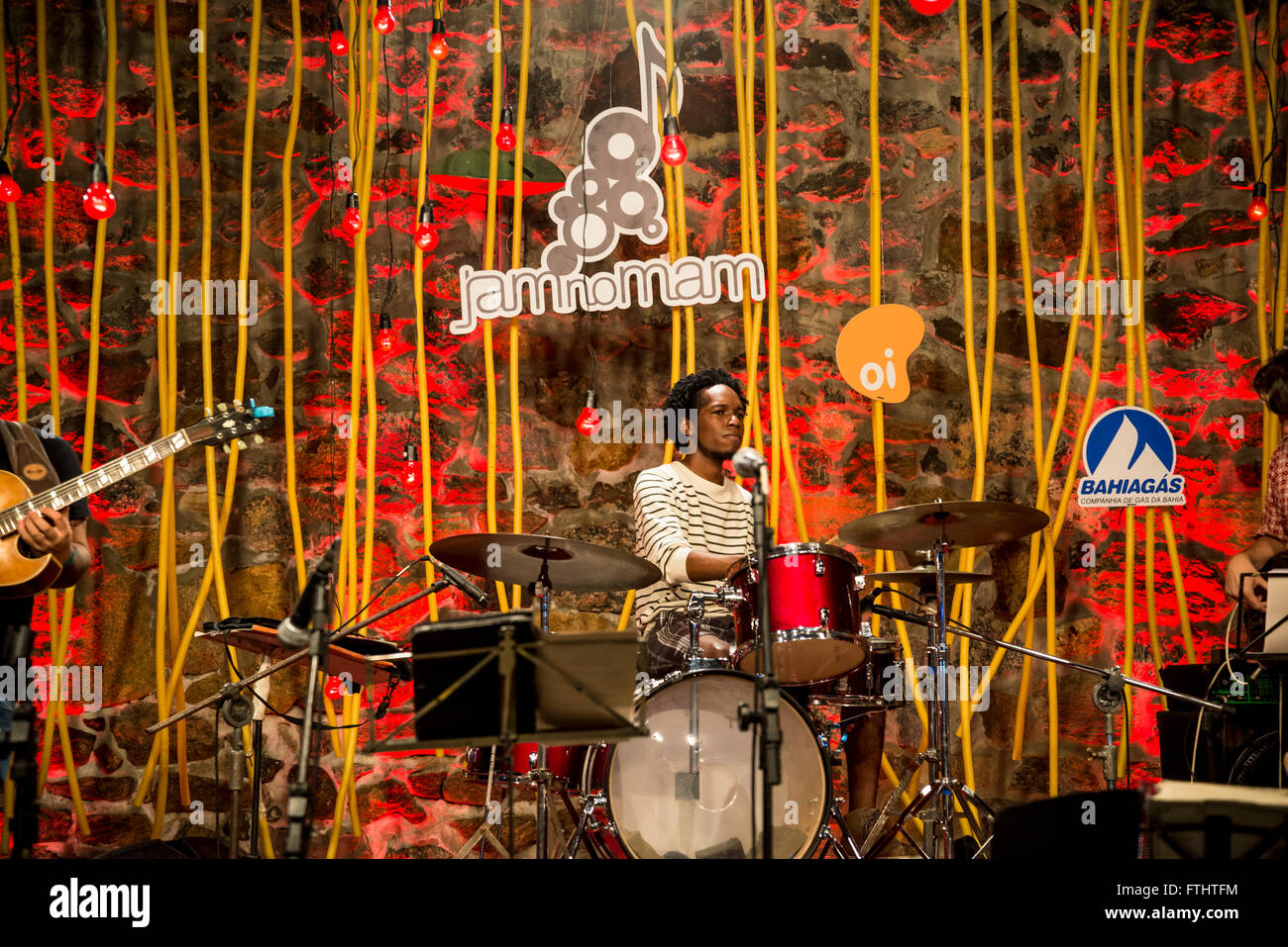 Jazz jam session at Jam no Mam, stage at the Museum of Modern Art ...