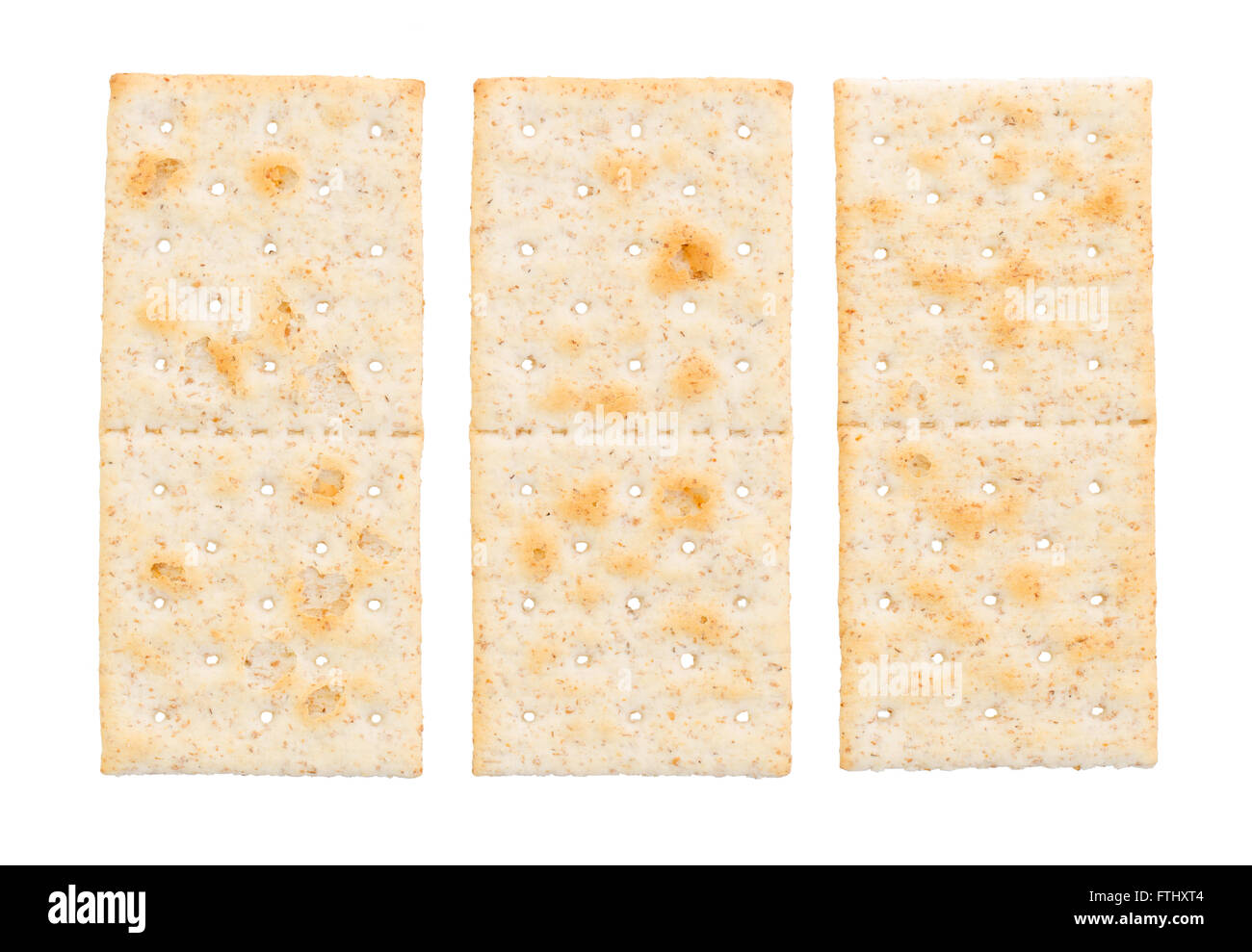 Small crackers isolated on a white background Stock Photo - Alamy