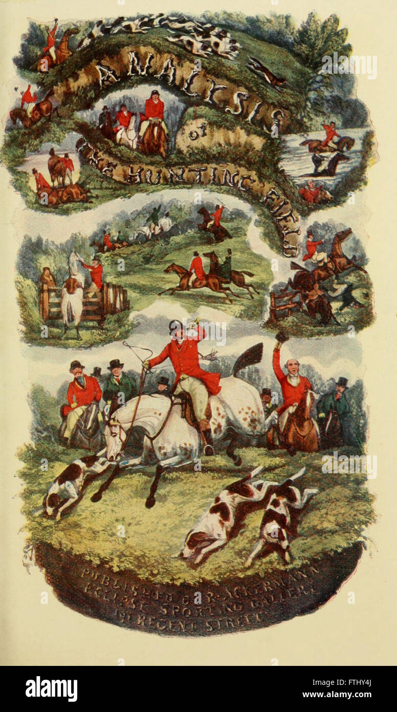 Hunting book cover vintage hi-res stock photography and images - Alamy