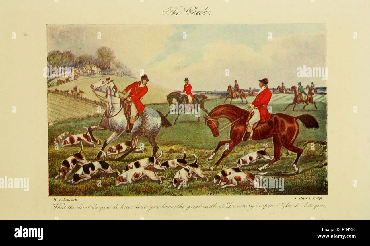 This plate illustrates various aspects of hunting, including equipment ...