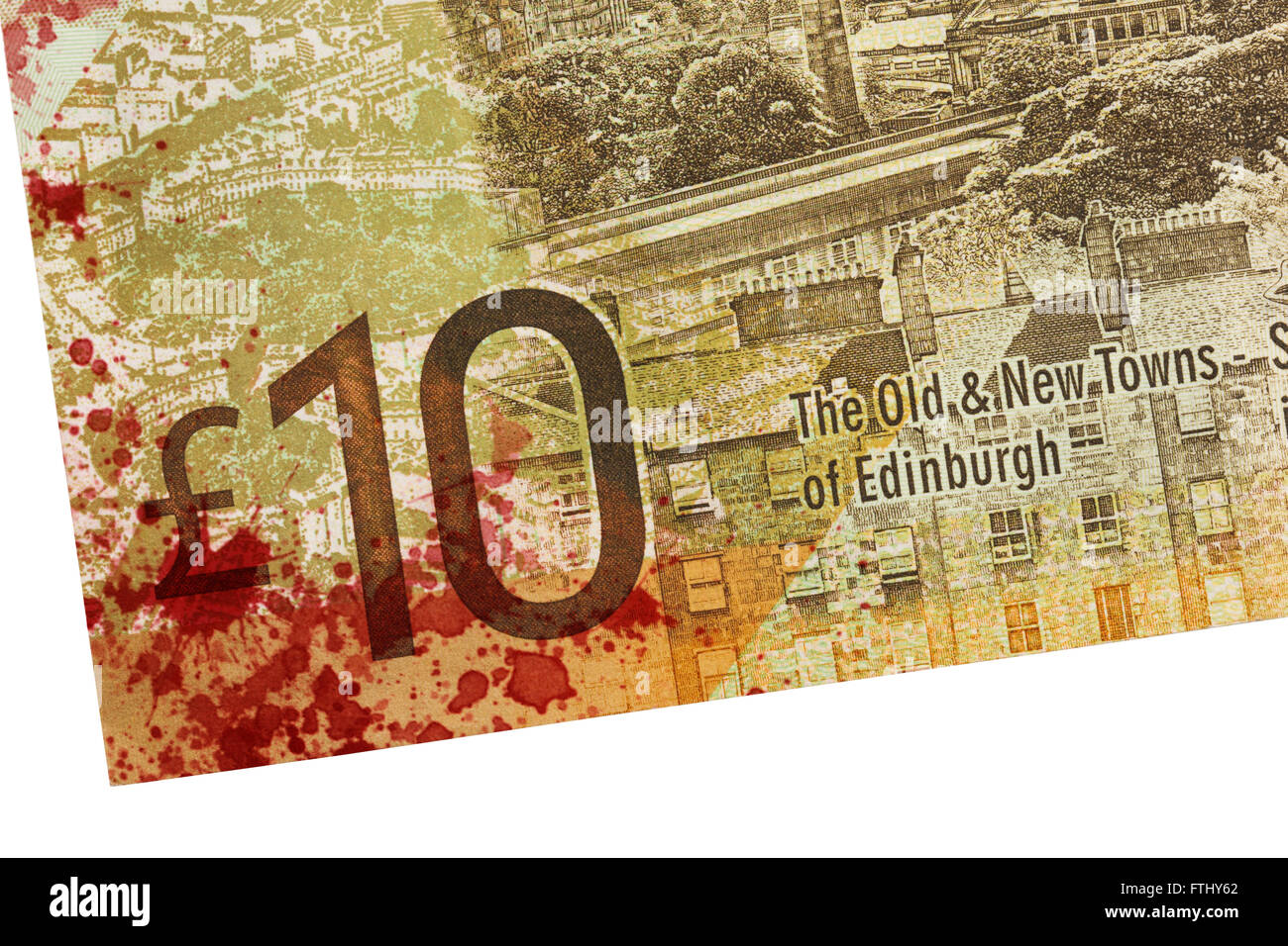 Money stained with blood hi-res stock photography and images - Alamy