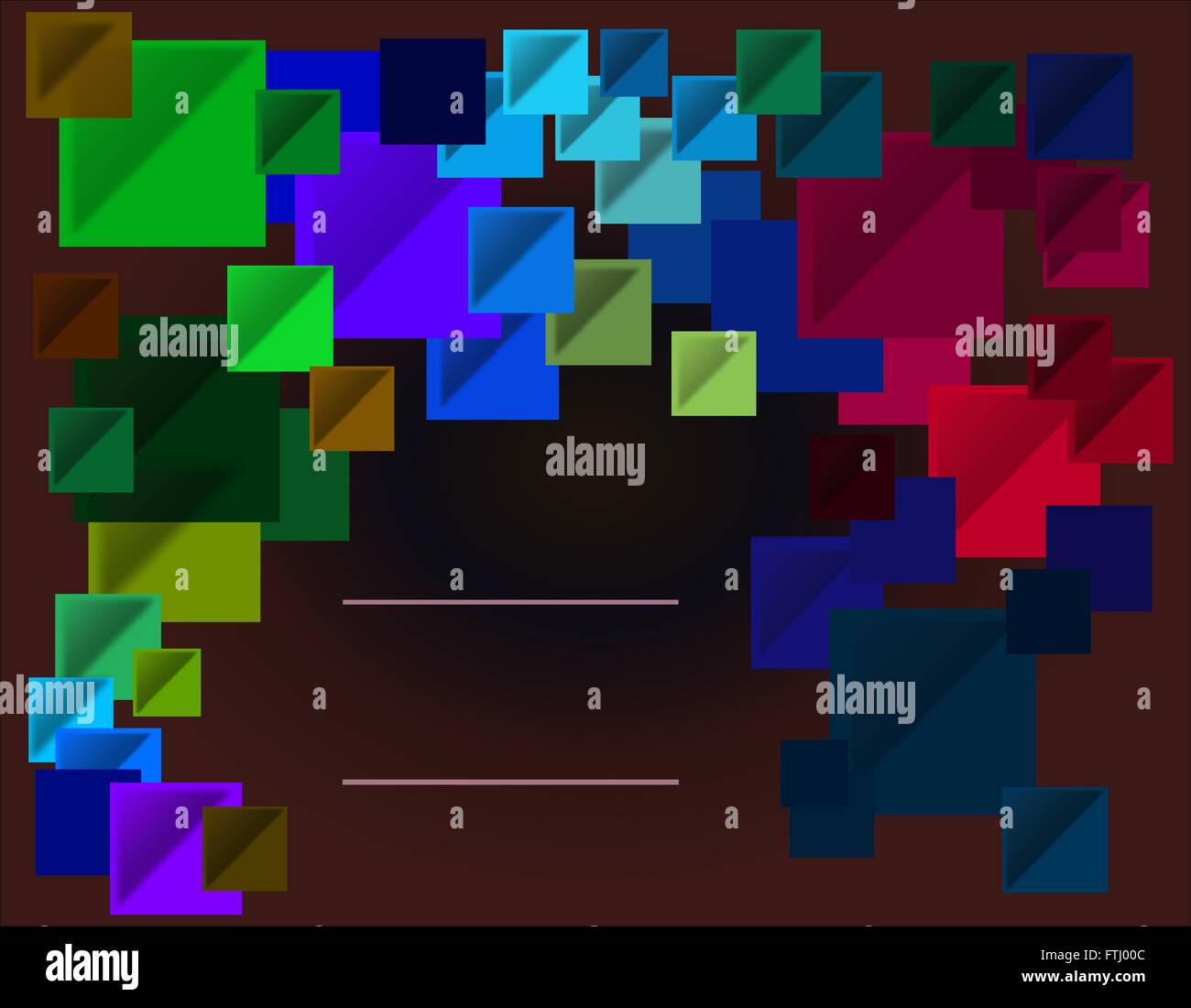 2d abstract illustration with multiple colors to be used as a ...