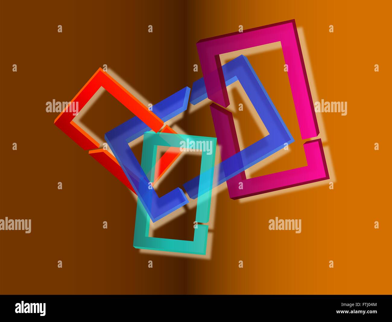 2d shapes hi-res stock photography and images - Alamy