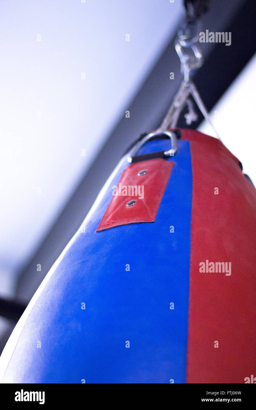 Punch and kick punchbag in boxing, kickboxing, martial arts, MMA and ...