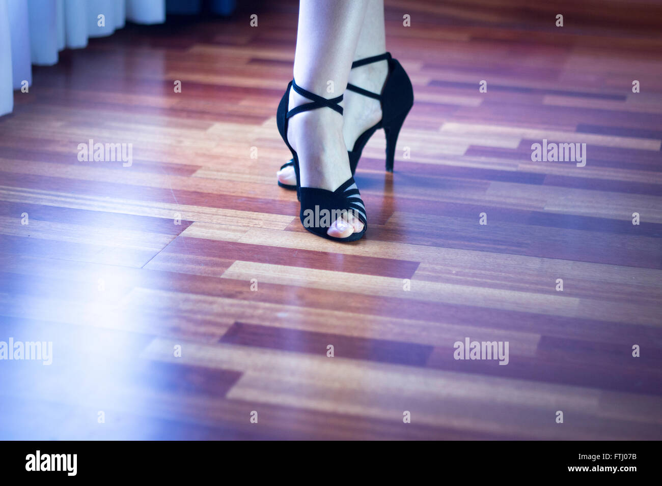 Female ballroom, standard, sport dance, latin and salsa dancer feet and ...