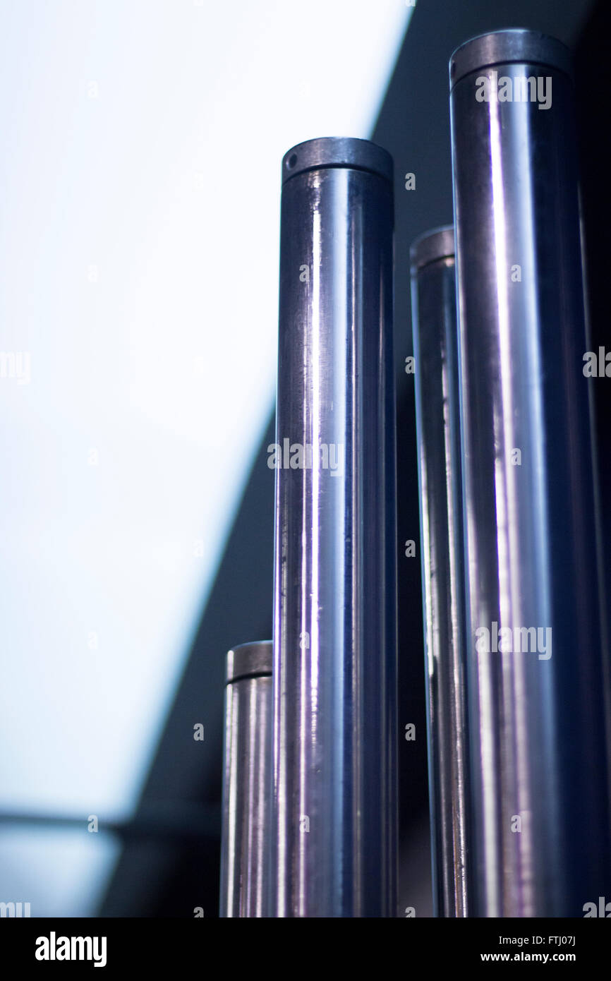 Olympic metal barbells in crossfit, bodybuilding and weight training ...