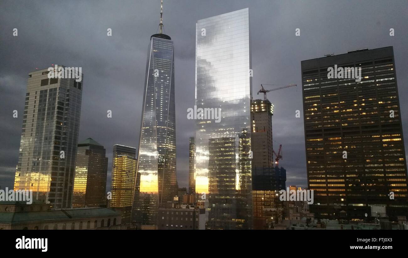 one world trade, nyc, new york, manhattan downtown, world trade, towers ...