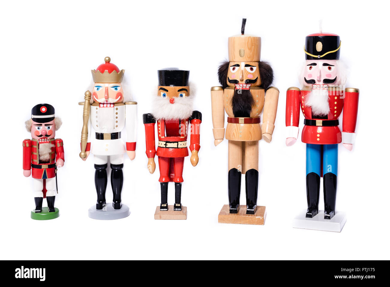 Five antique nutcrackers Stock Photo - Alamy