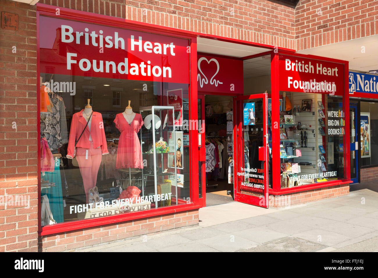 British Heart Foundation Charity shop Stock Photo - Alamy