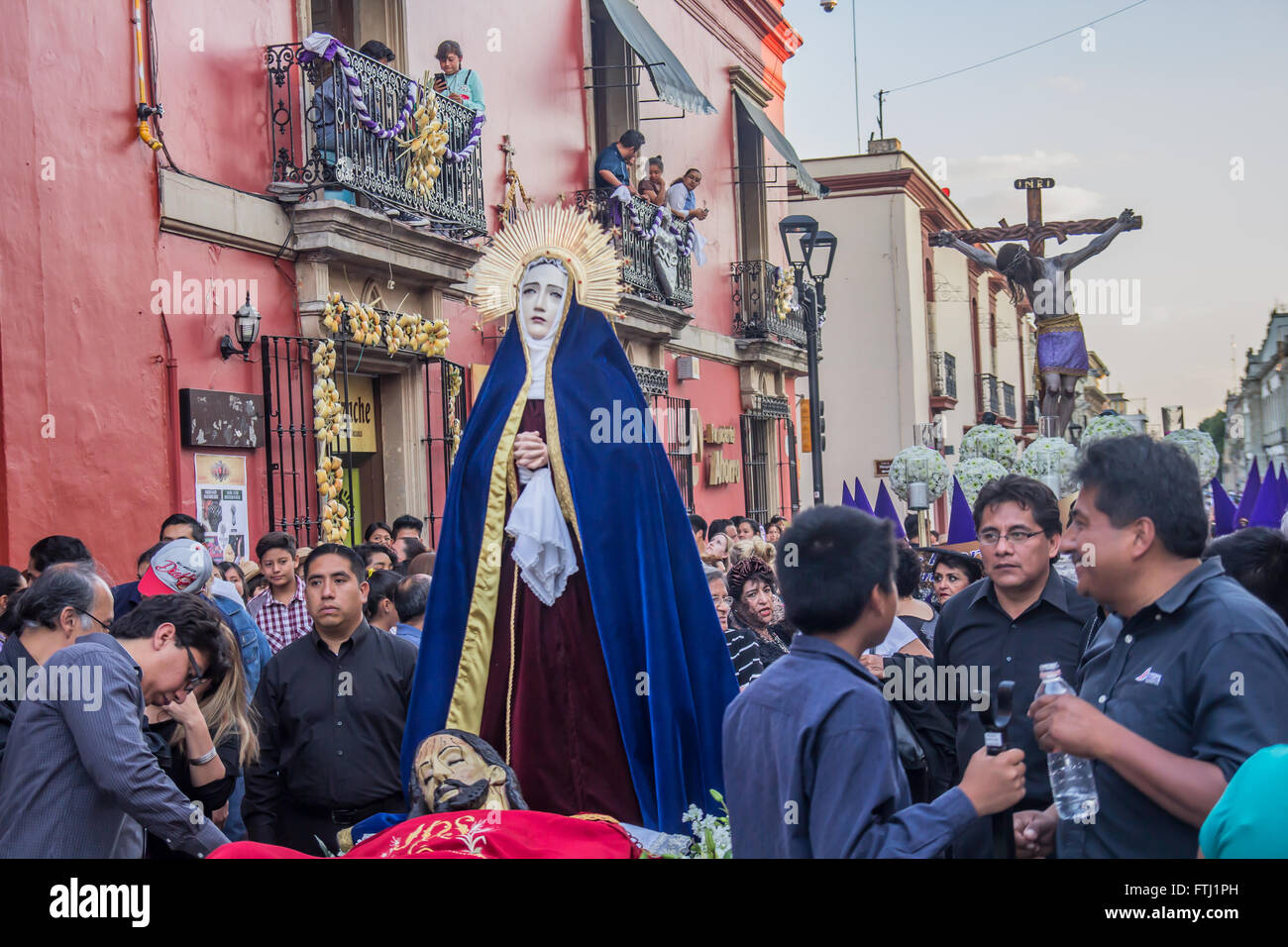 The Holy Friday procession in Oaxaca, Mexico Stock Photo - Alamy