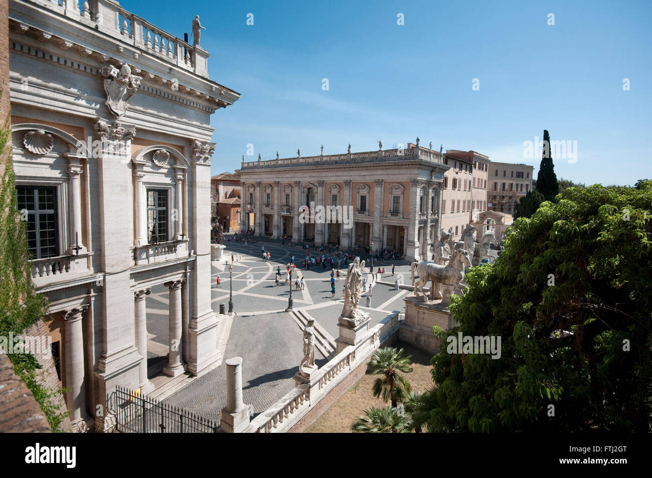 Campidoglio square hi-res stock photography and images - Alamy