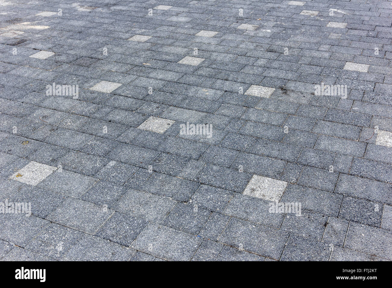 Perspective View of Monotone Gray dirty Brick Stone Street Road ...