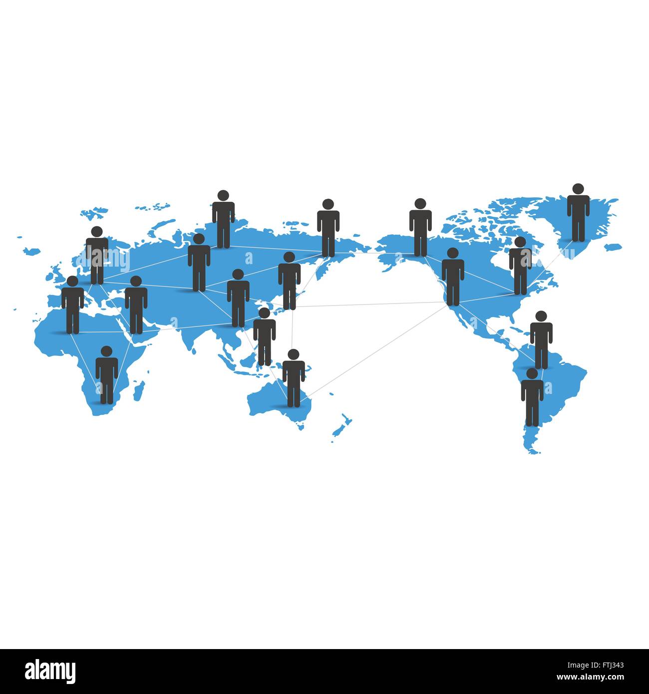 Global businesspeople Stock Vector Images - Alamy