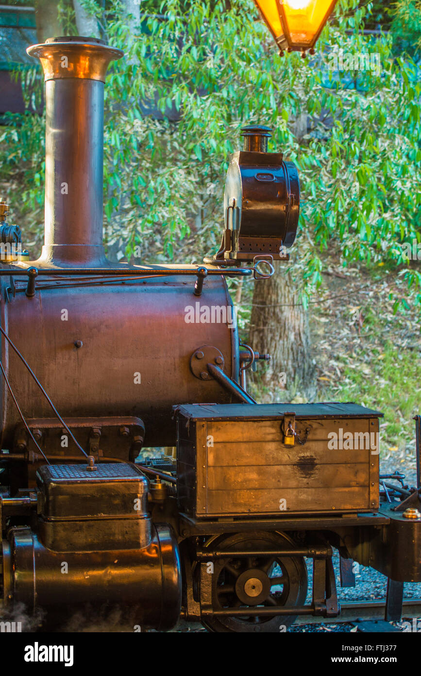 Puffing Billy steam train Stock Photo - Alamy