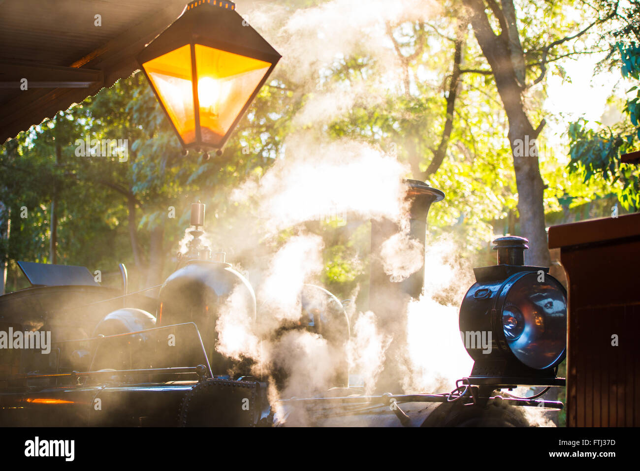Puffing Billy steam train Stock Photo - Alamy