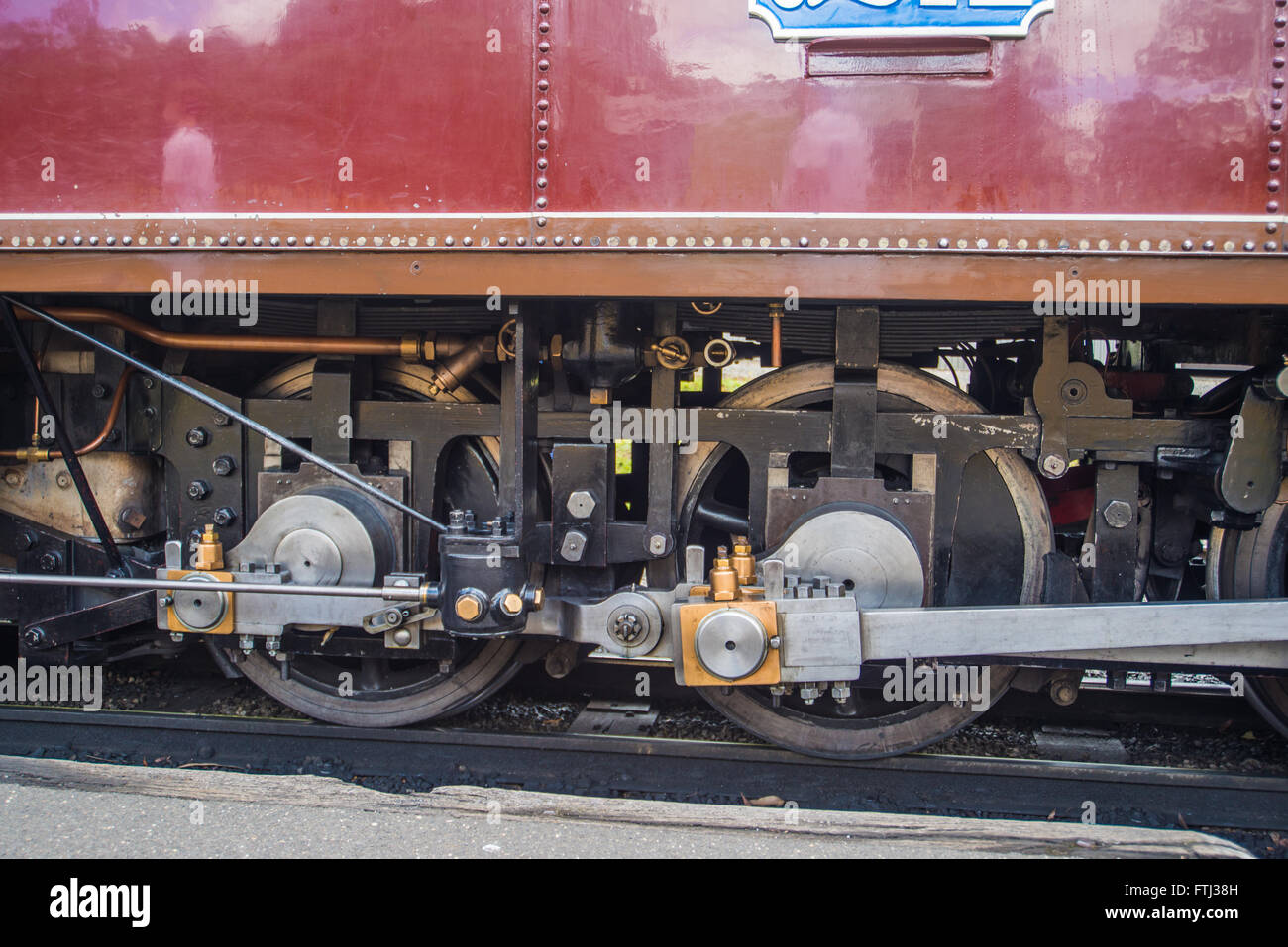 Puffing Billy steam train Stock Photo - Alamy
