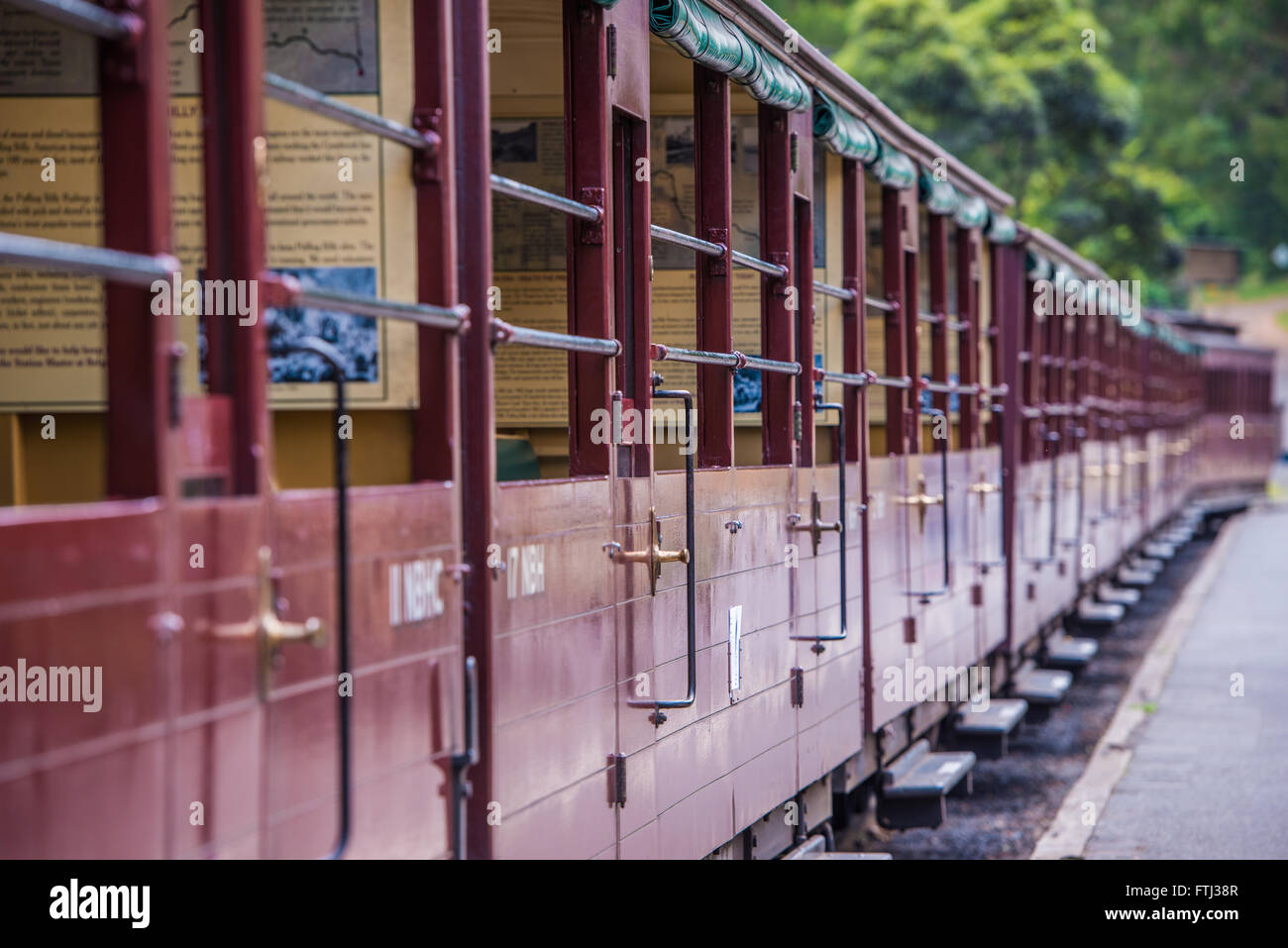 Puffing Billy steam train Stock Photo - Alamy
