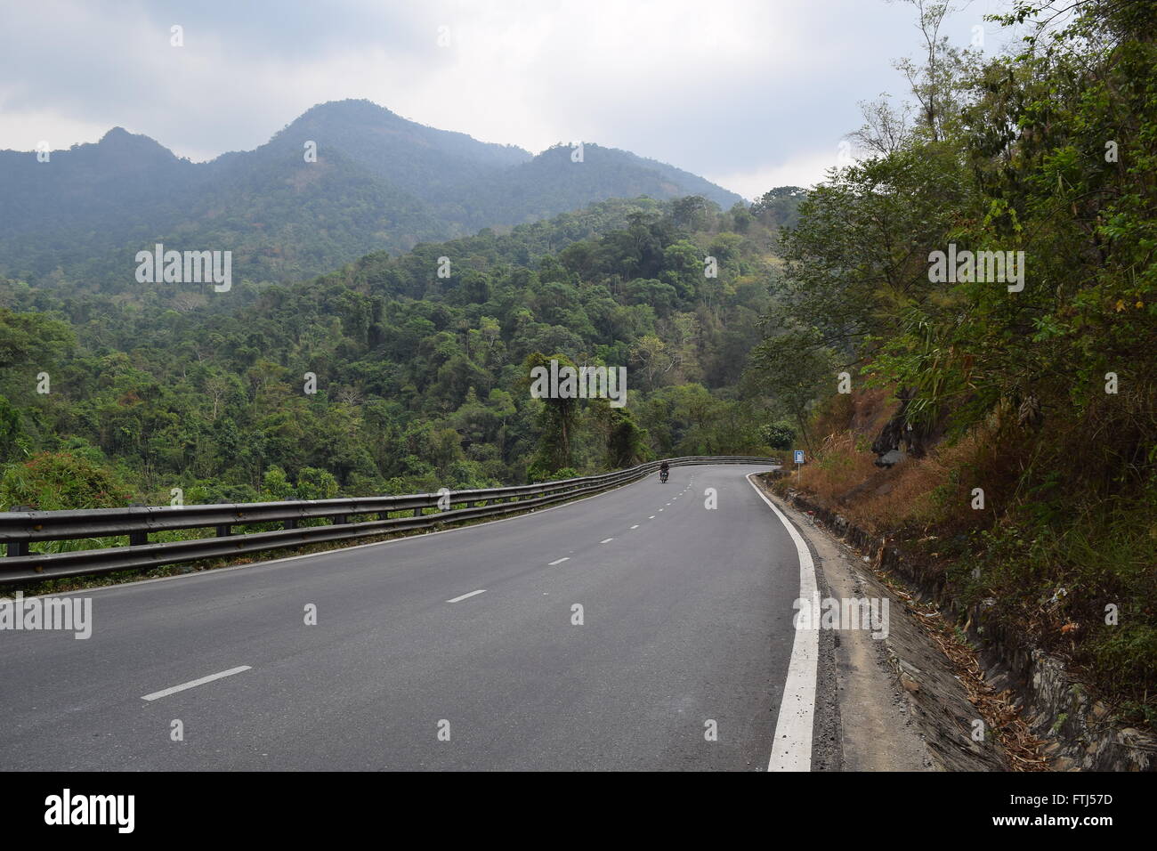 Bao Loc mountain pass highway in Vietnam Stock Photo - Alamy