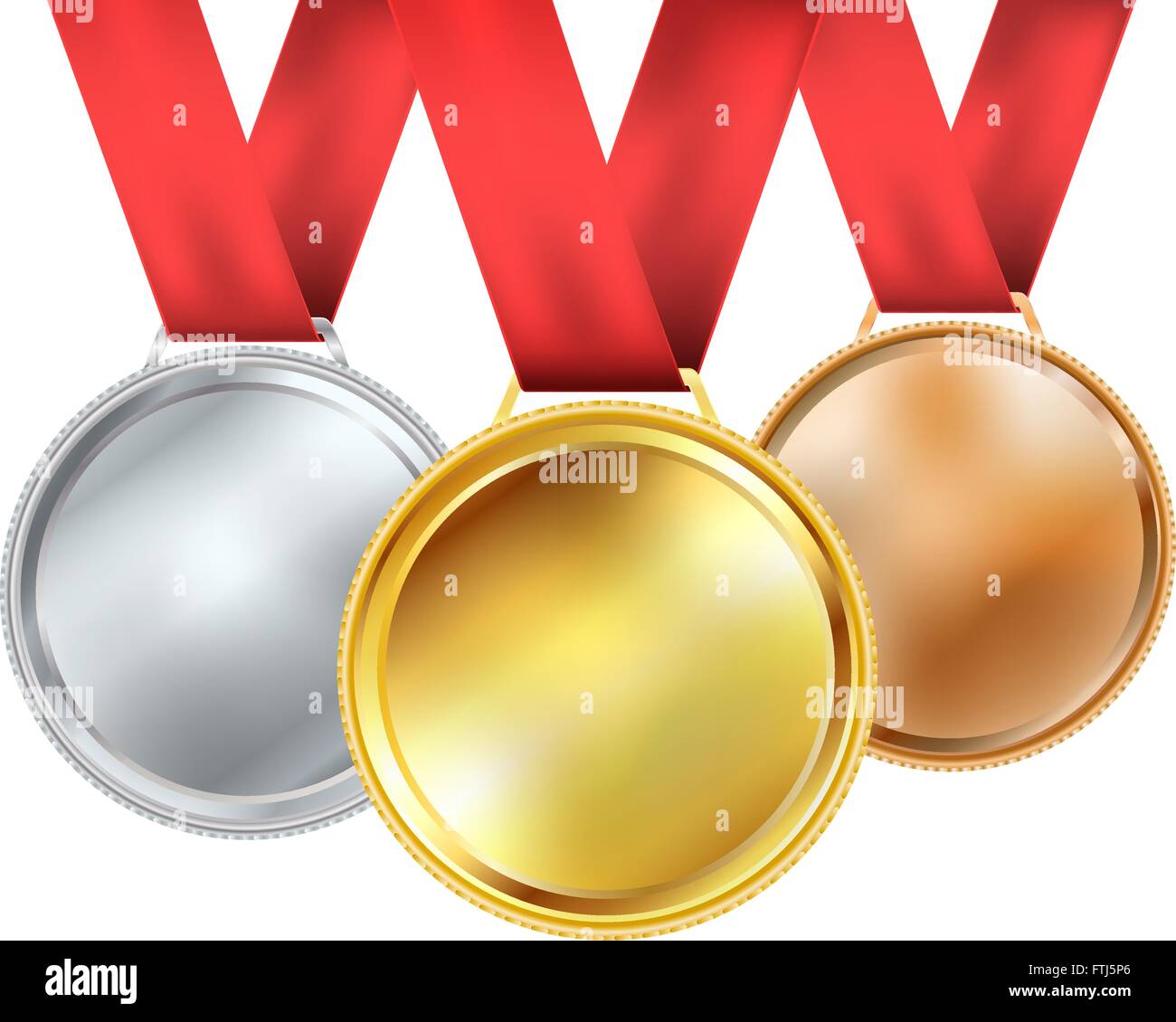 Medals ribbon hi-res stock photography and images - Alamy