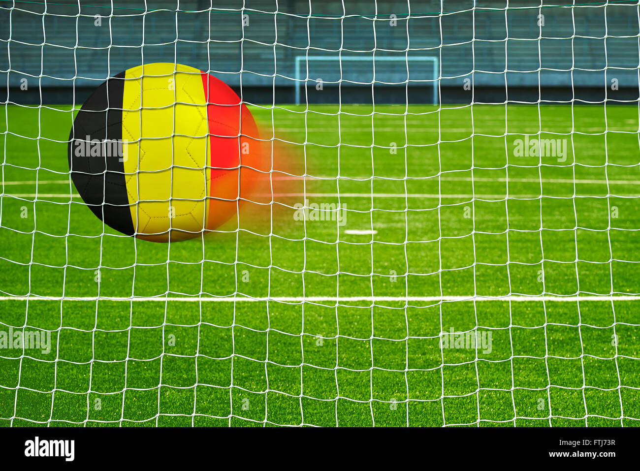 Football goal post flag hi-res stock photography and images - Alamy