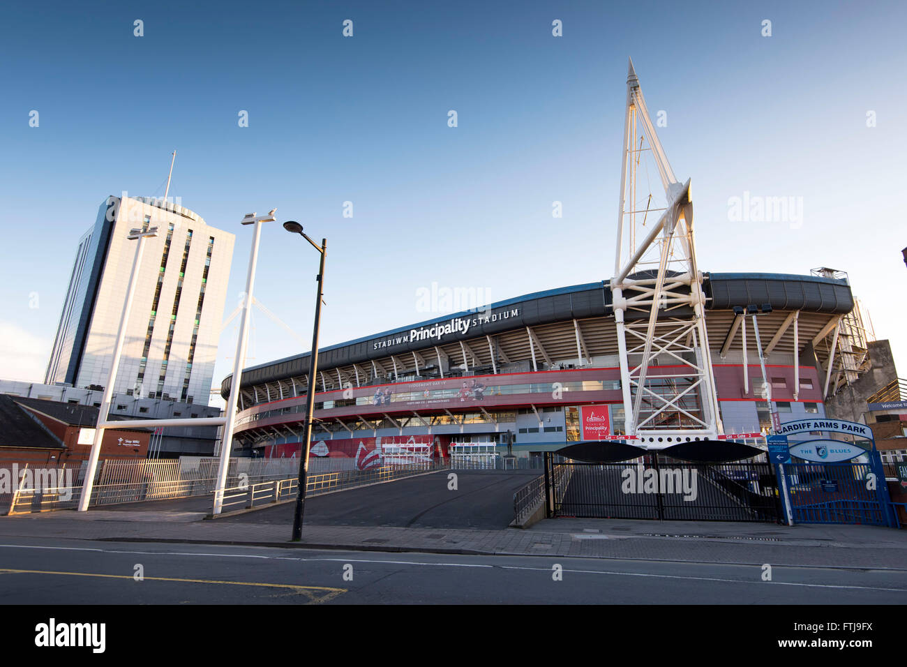 Principality Stadium formerly the Millennium Stadium in Cardiff, South ...