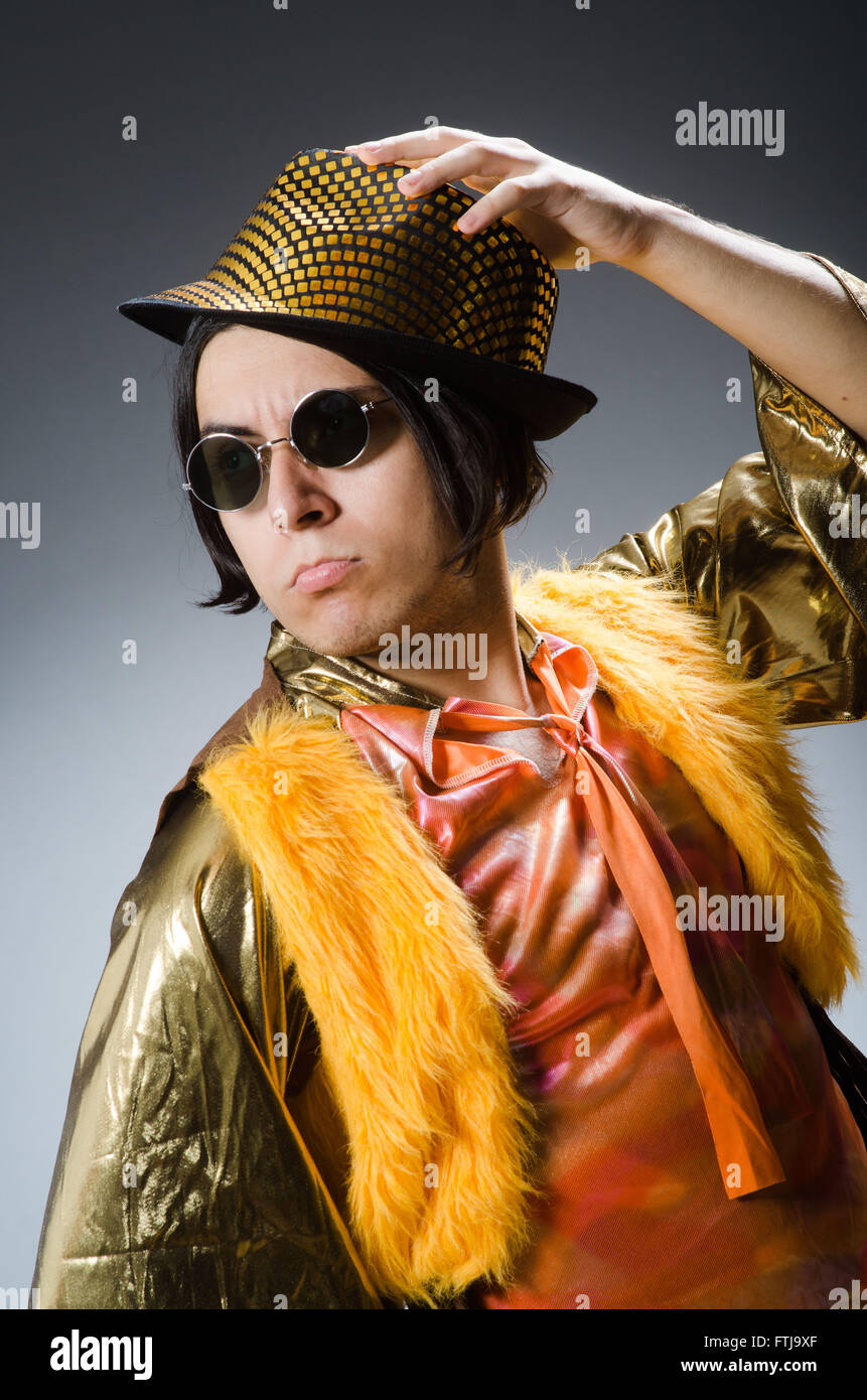 Young man singing in karaoke club Stock Photo - Alamy