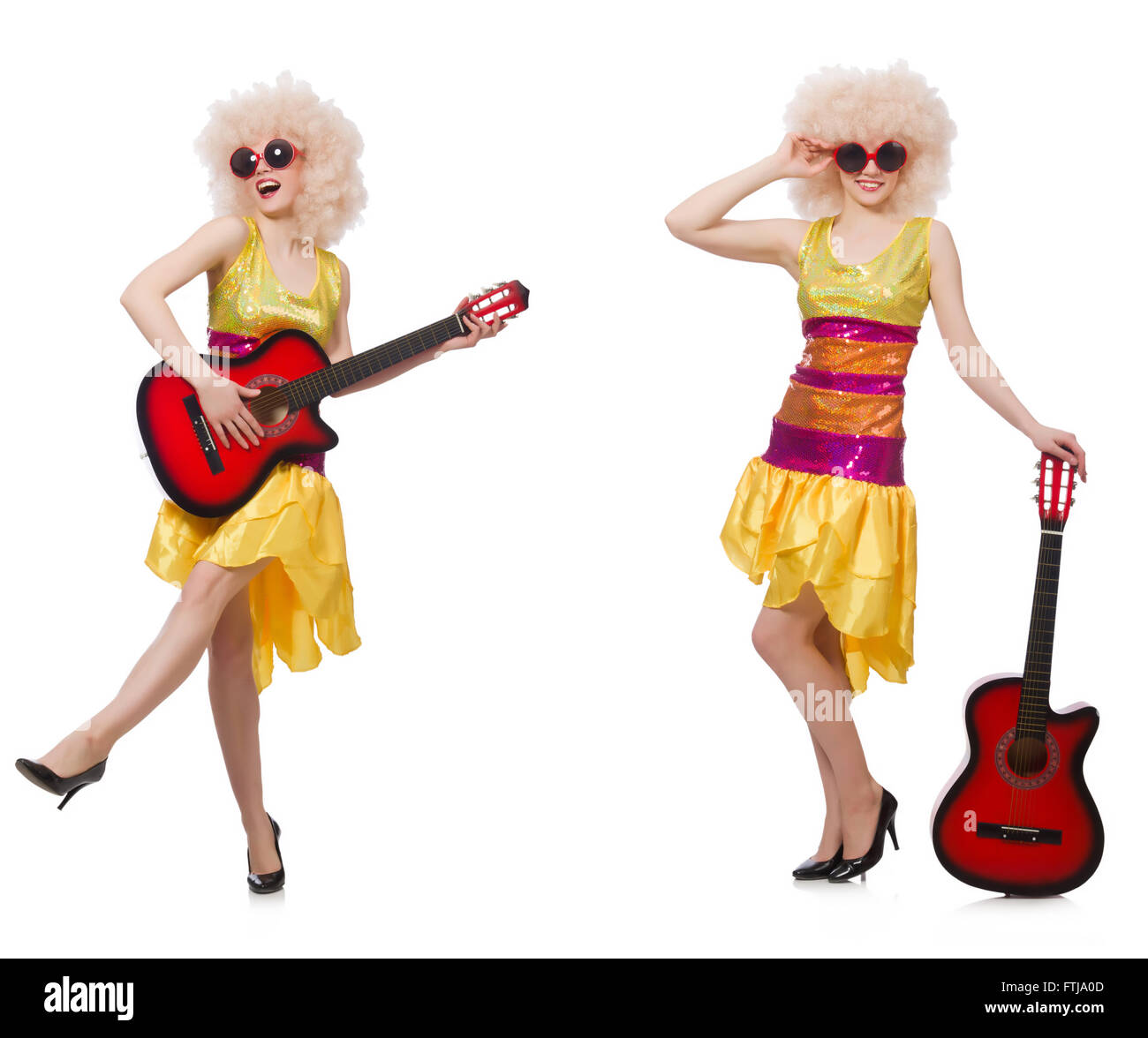 Female Rocker Singer Cut Out Stock Images & Pictures - Alamy
