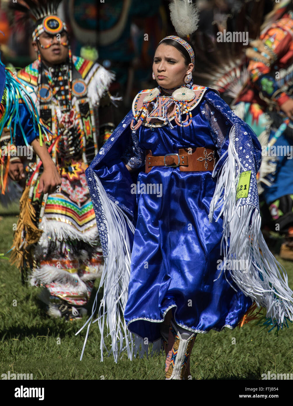 Native American Dancer at the Stillwater Pow-wow, Anderson, California ...