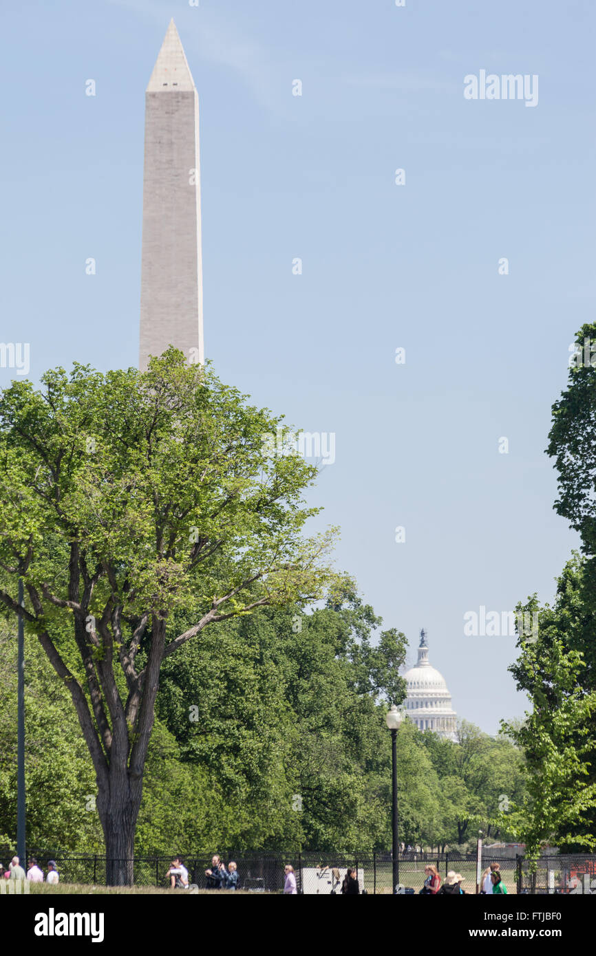 Obelisk Washington DC Stock Photo - Alamy
