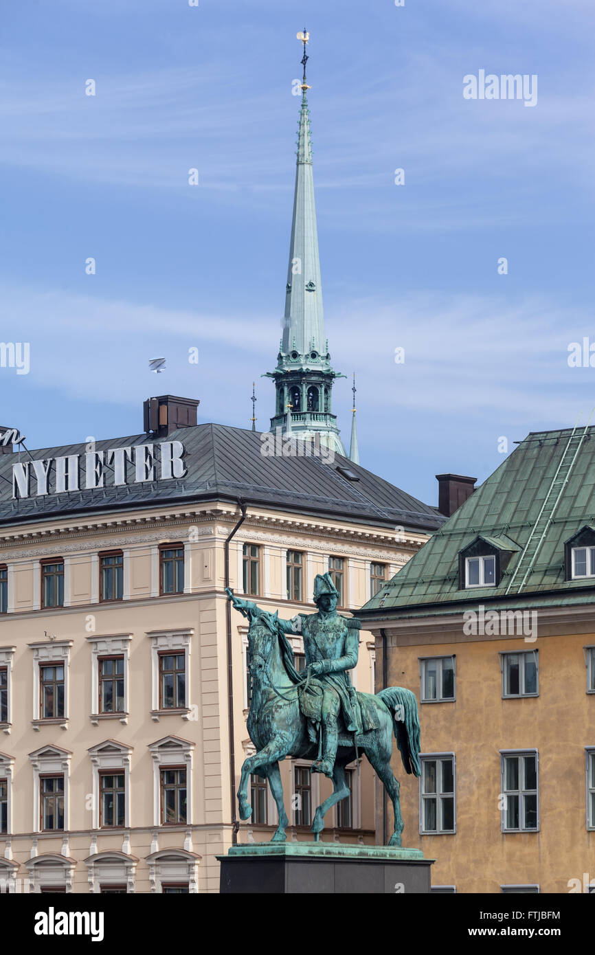 Gamla Stan Downtown Stockholm Sweden Stock Photo - Alamy