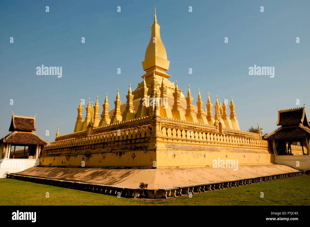 Golden Temple - Vientiane - Laos Stock Photo - Alamy