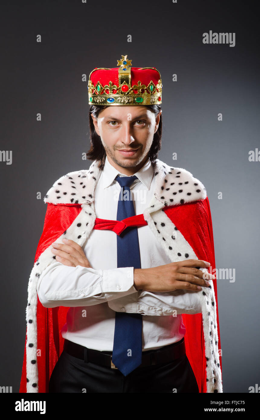 Surprised young man crown hi-res stock photography and images - Alamy