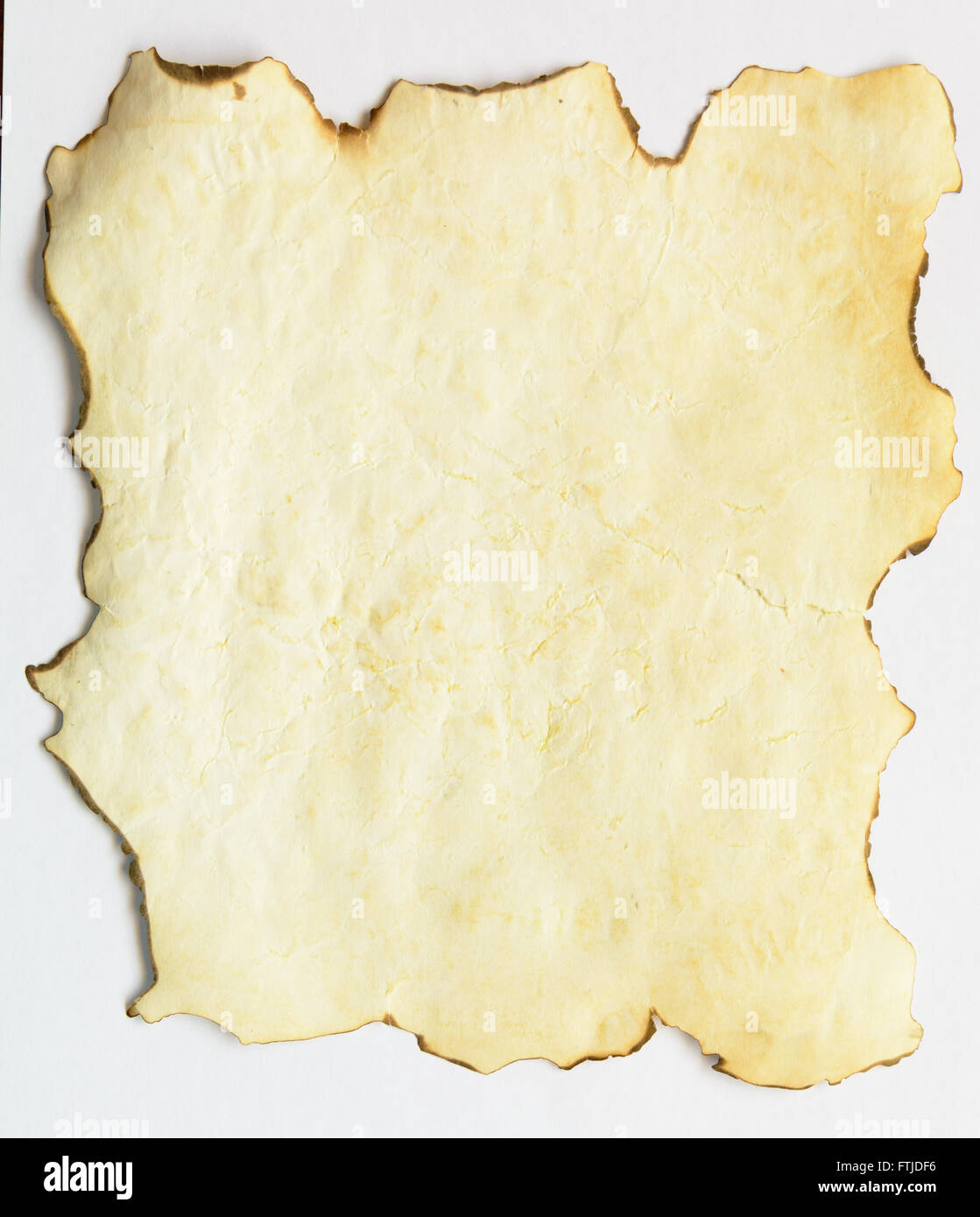 Burnt old paper background Stock Photo - Alamy