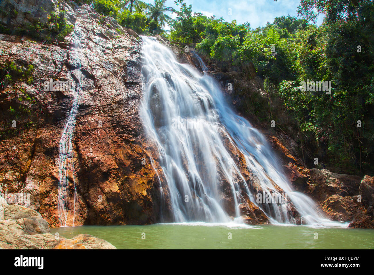 Na Muang 1 waterfall, Koh Samui, Thailand Stock Photo - Alamy