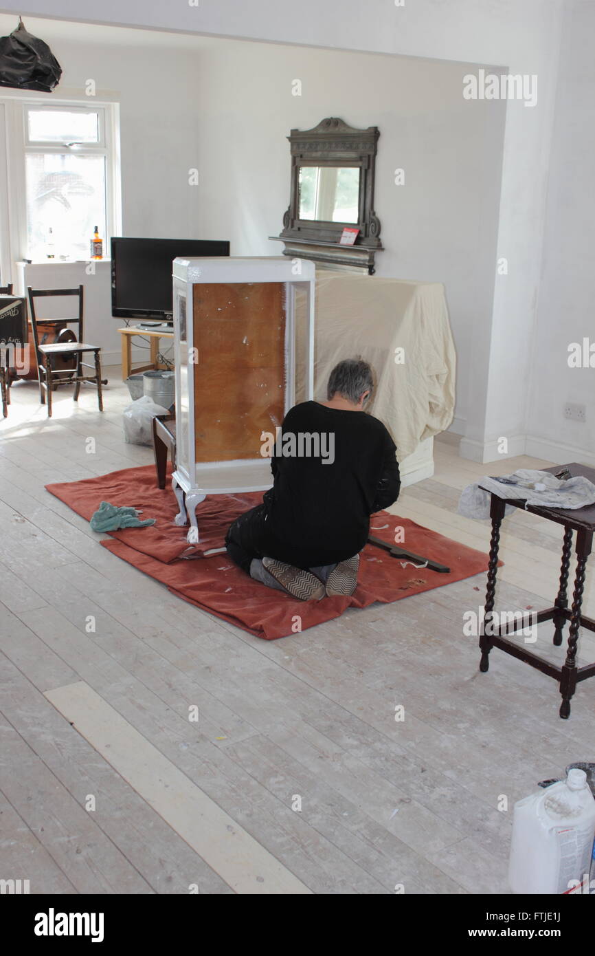 Distressing furniture hi-res stock photography and images - Alamy