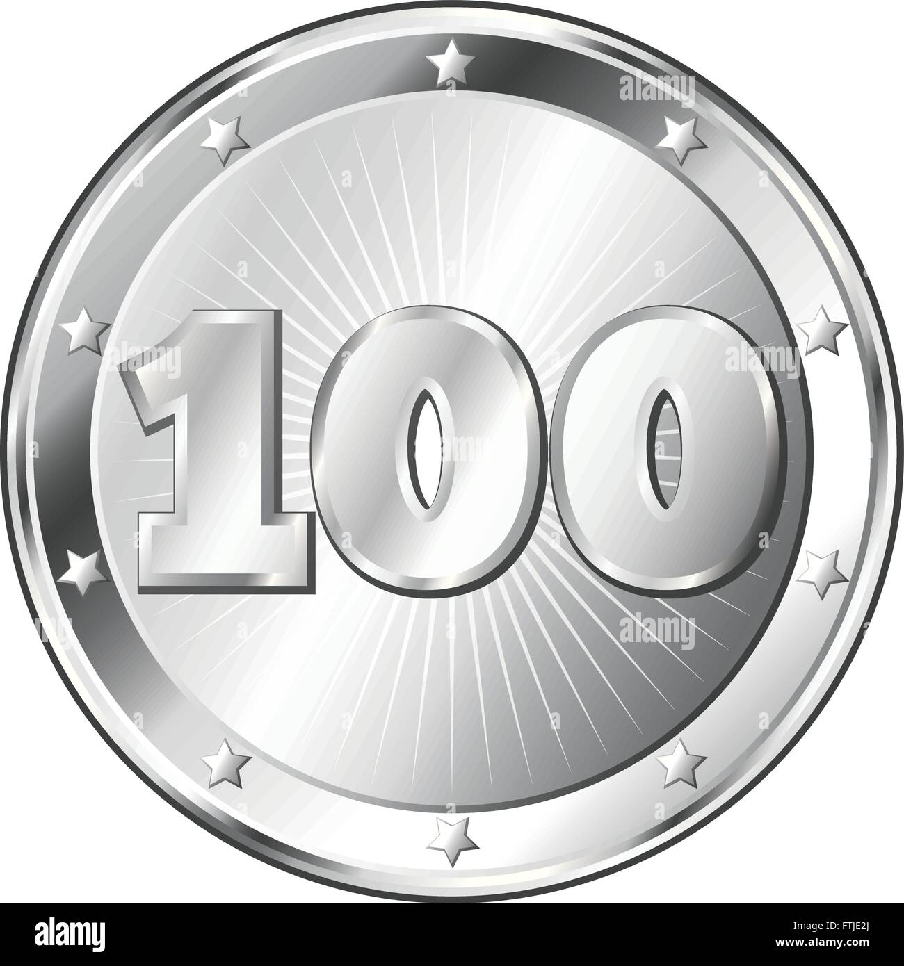 Silver centenary Stock Vector Images - Alamy