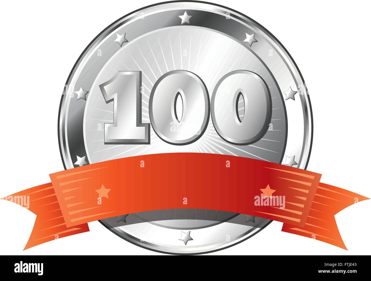 100 years badge hi-res stock photography and images - Alamy