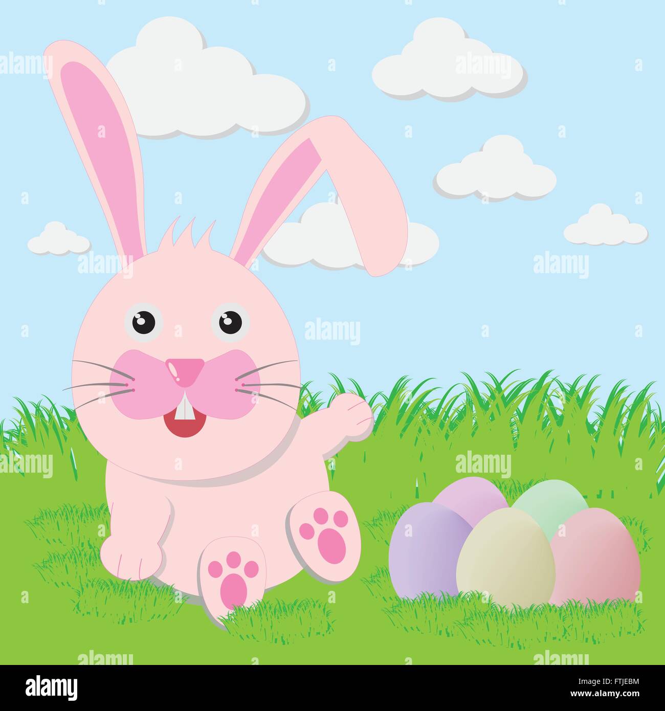 Painted easter eggs space Stock Vector Images - Alamy