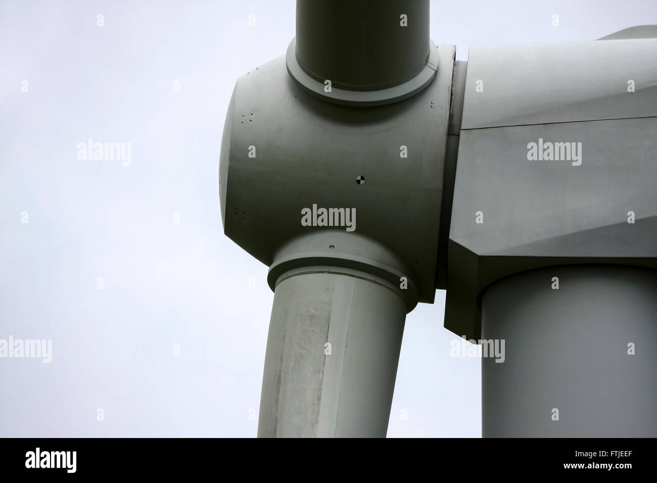 Electricity generating wind turbine blades Stock Photo - Alamy