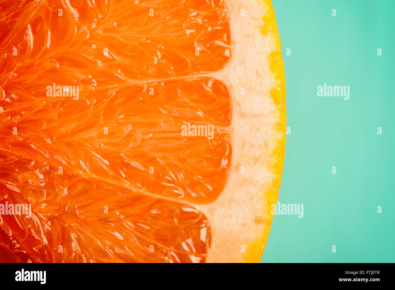 Blood Orange Slice Stock Photo - Alamy