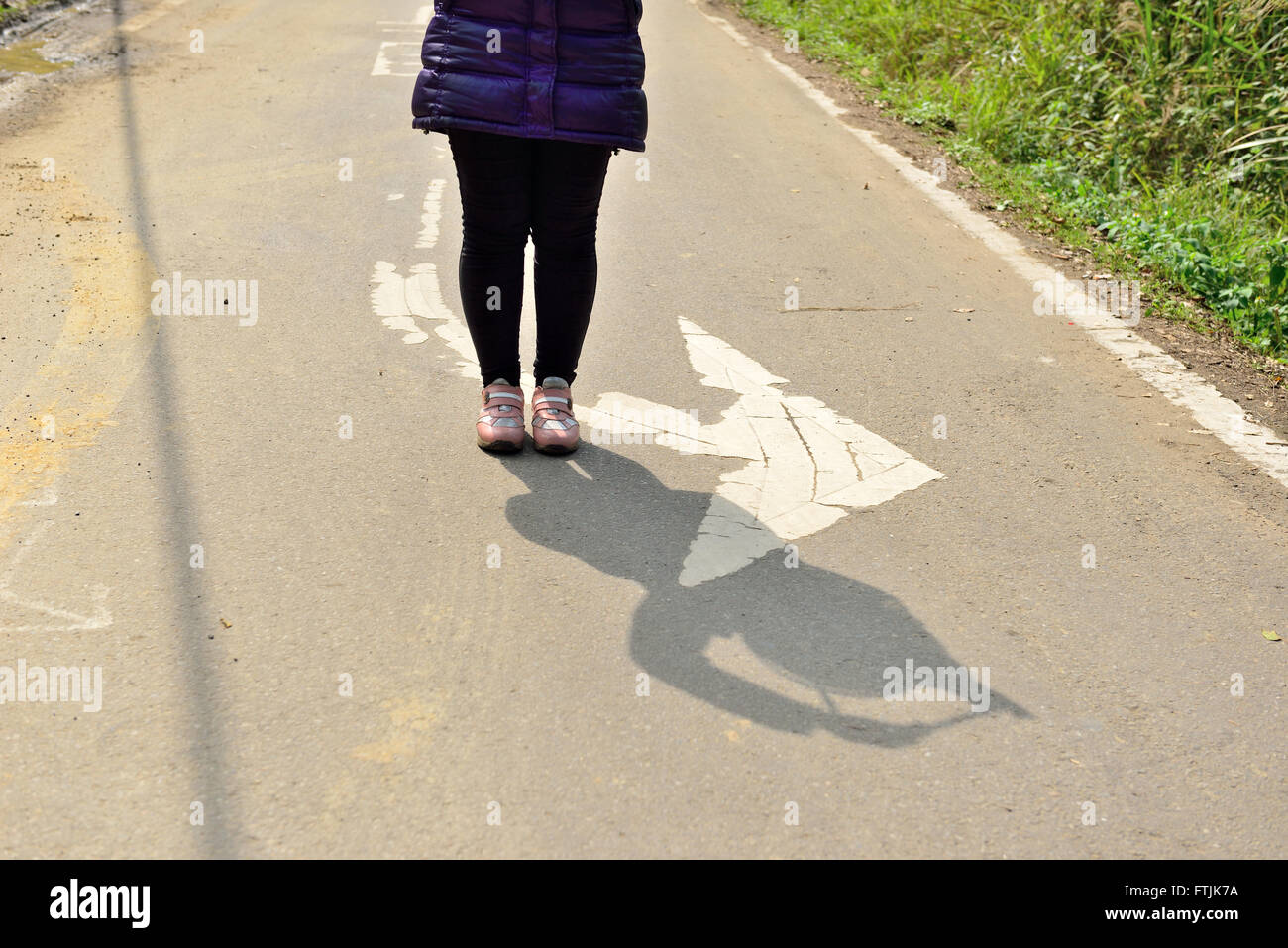 Only with a goal in view can we move in the right direction Stock Photo ...