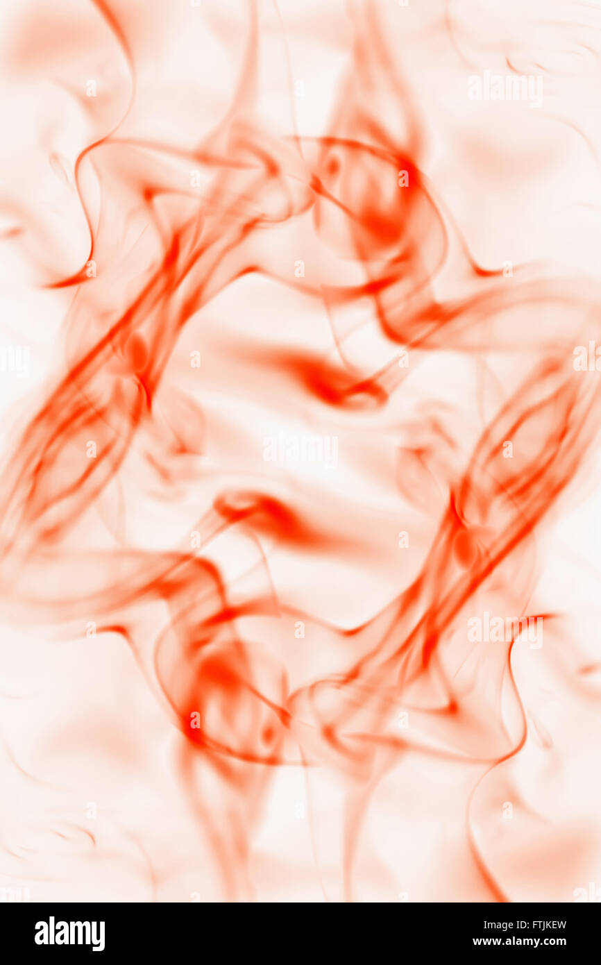 Abstract background with red smoke on white Stock Photo - Alamy