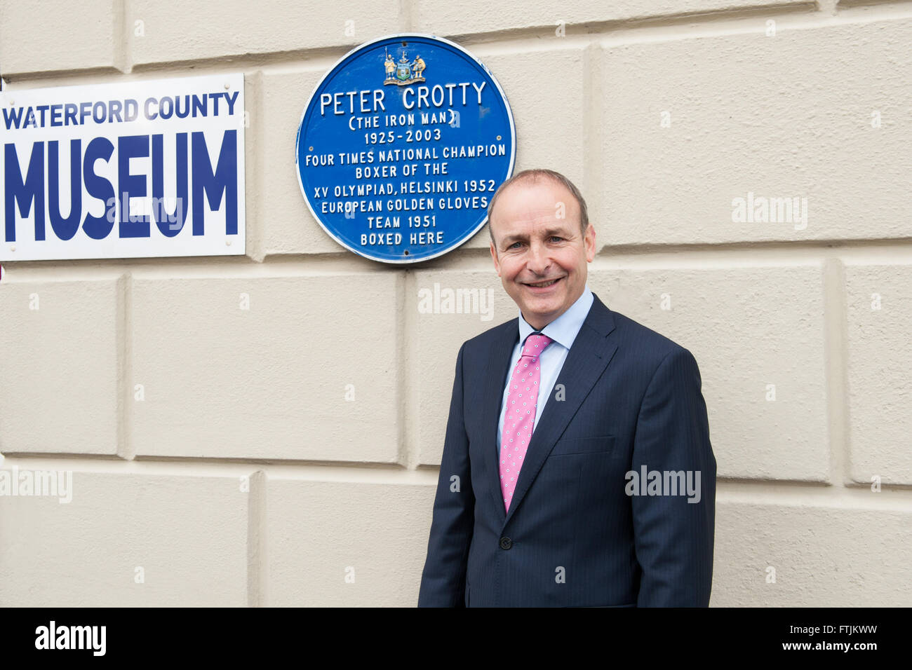 Irish Minister For Health Micheal Martin High Resolution Stock ...