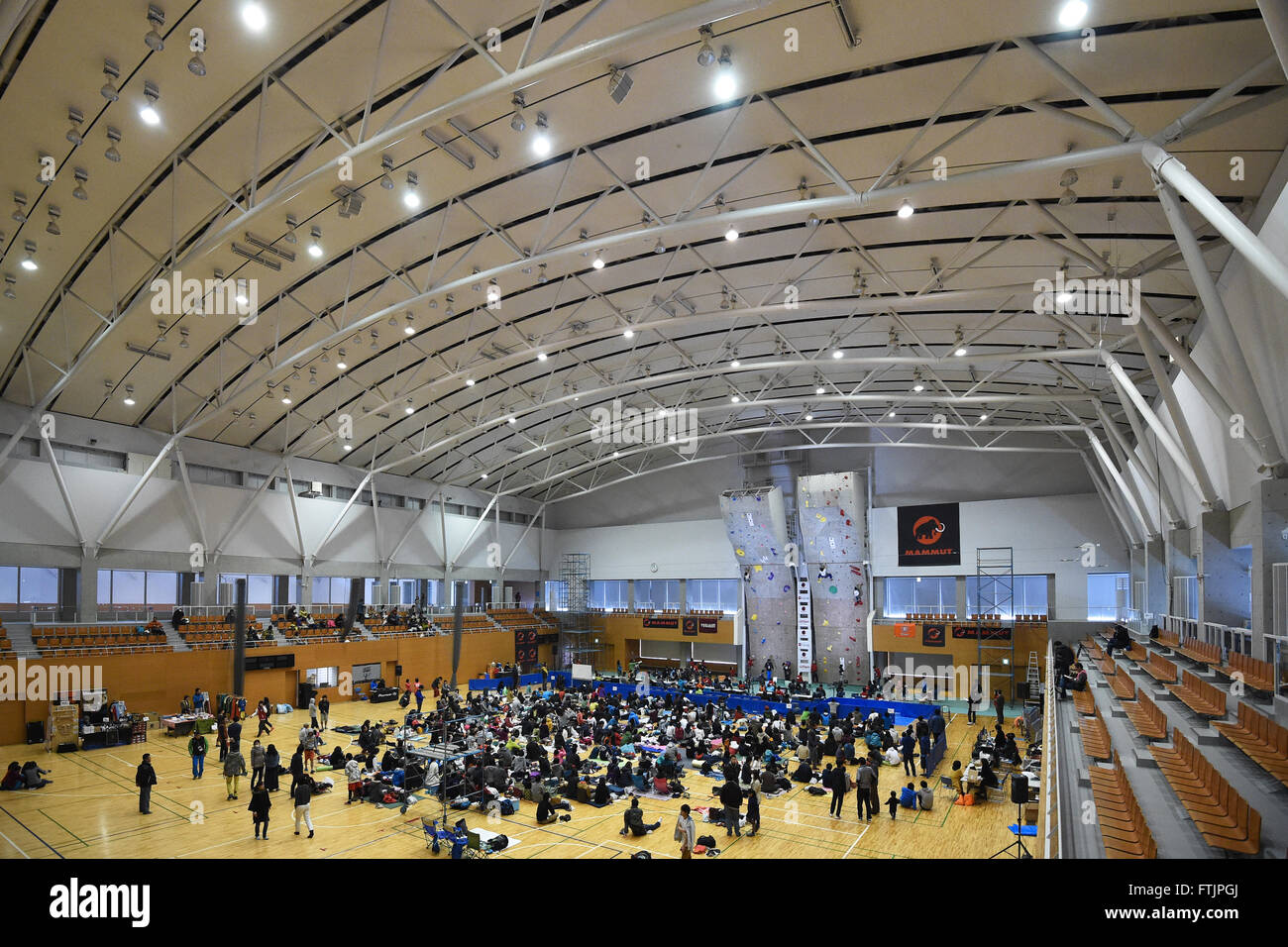 Inzai city, Chiba, Japan. 26th Mar, 2016. General view Sports Climbing ...