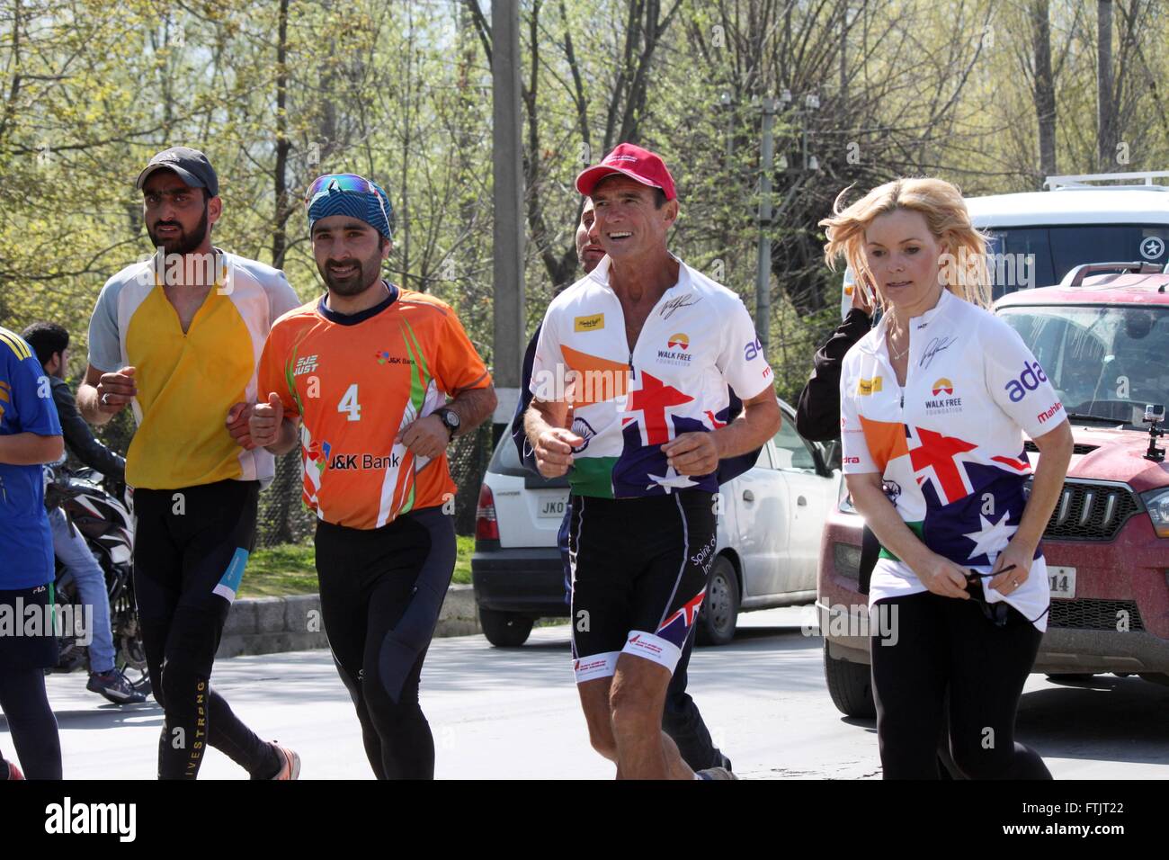 Srinagar, Kashmir. 29th March, 2016. Former Australian Member of ...