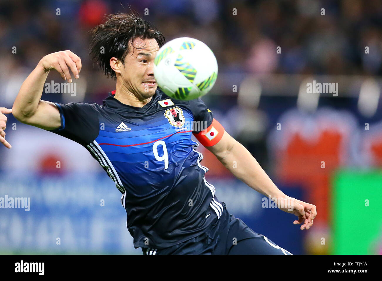 Saitama, Japan. Okazaki was made captain for the night to celebrate his ...