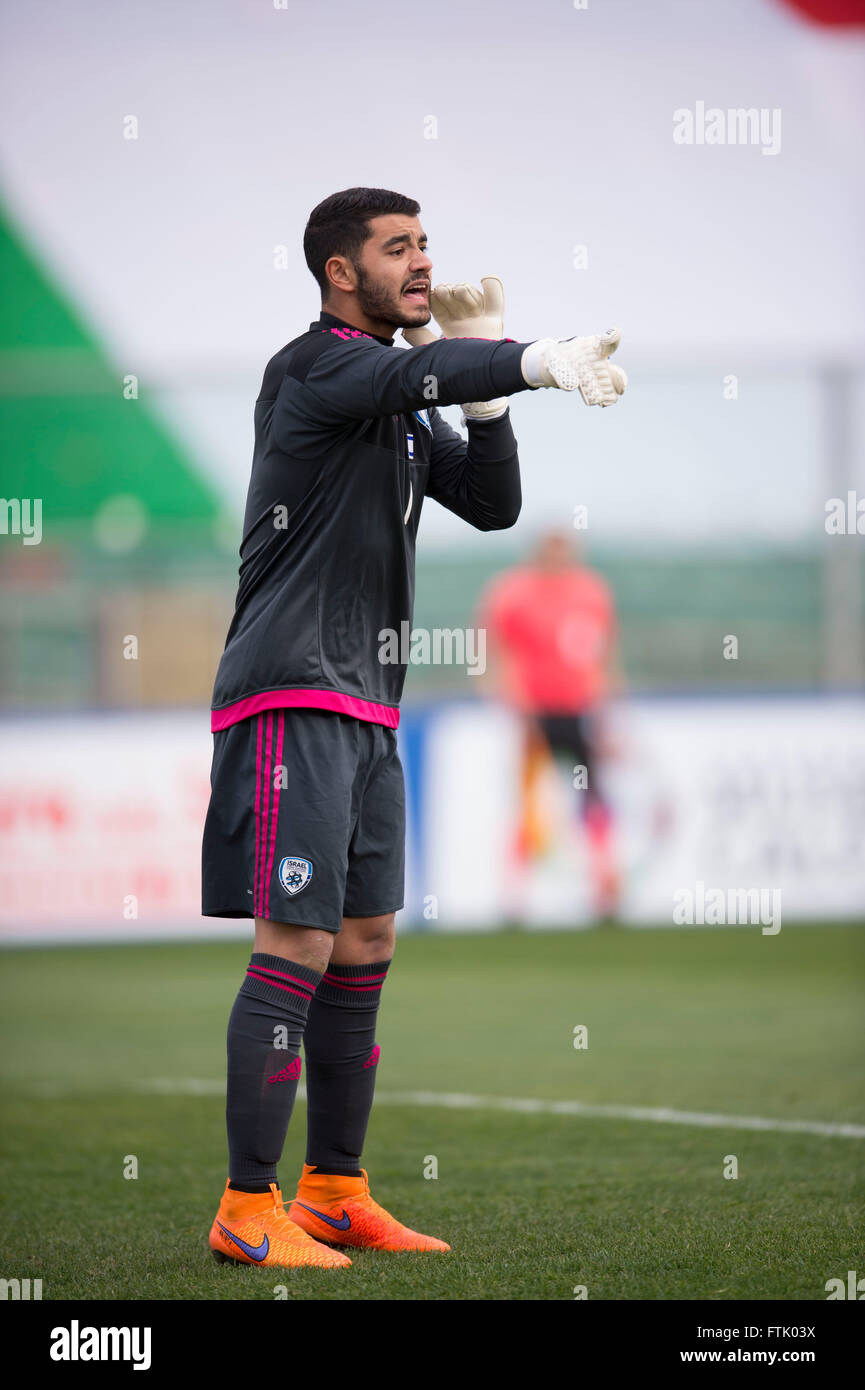David Alon (ISR), MARCH 25, 2016 - Football / Soccer : UEFA European ...