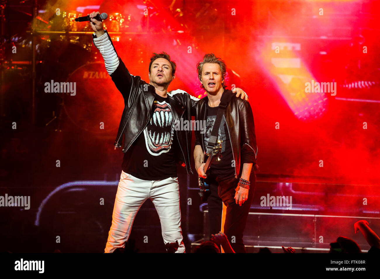 Durham, North Carolina, USA. 28th Mar, 2016. Simon Le Bon and John ...