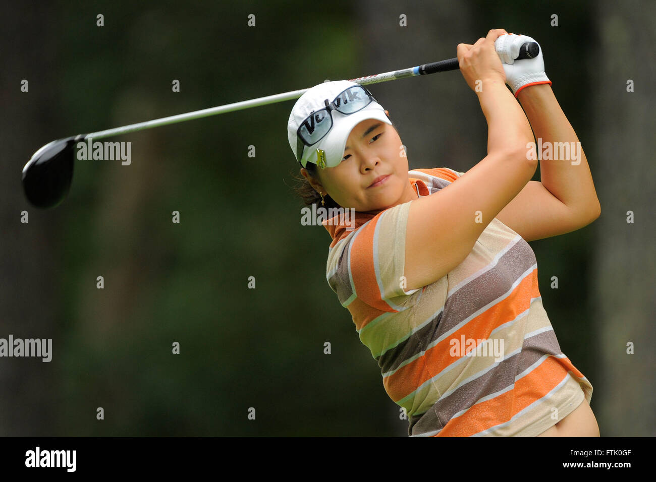 Richmond, Virginia, USA. 18th Aug, 2012. Hye-Joo Han during the Symetra ...